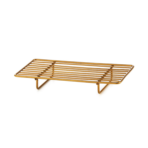 RECTANGLE BRASS STAND FOR PANS OR CAKES – TUSKcollection