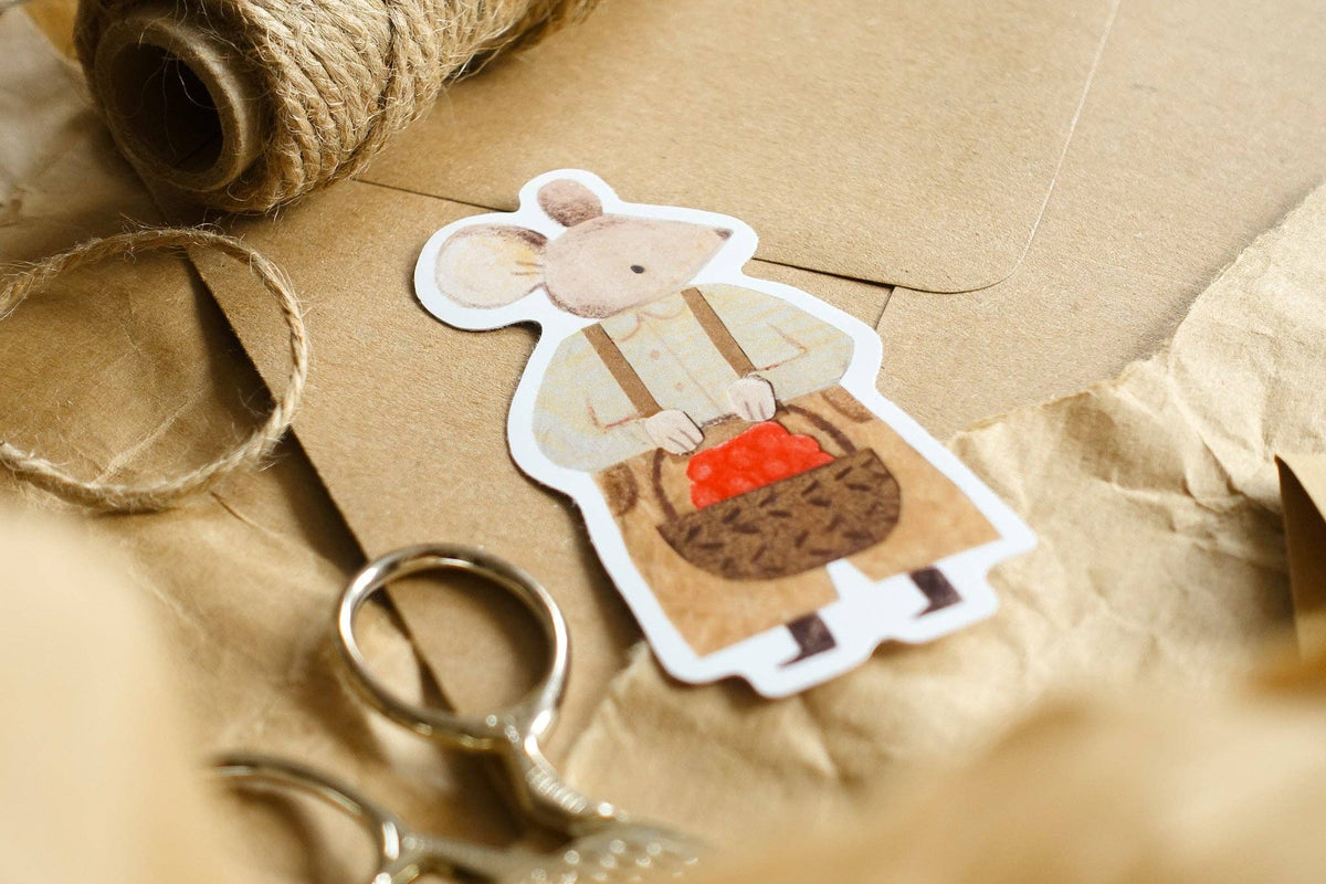 Raspberry Mouse Sticker – TUSKcollection
